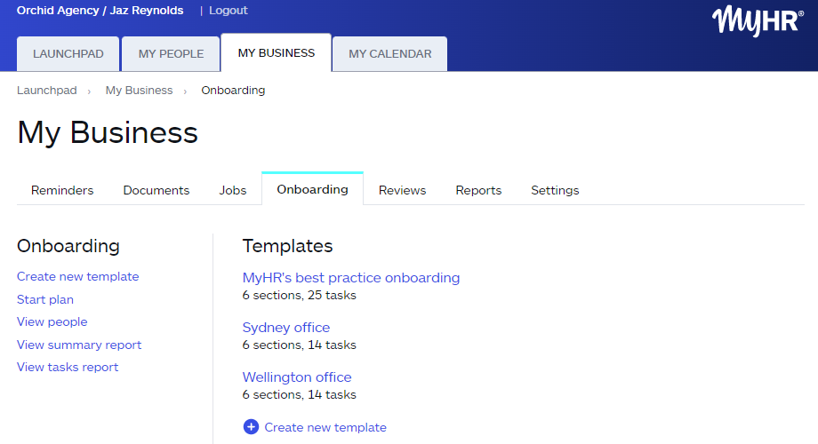 Product update: Digital employee onboarding - MyHR NZ